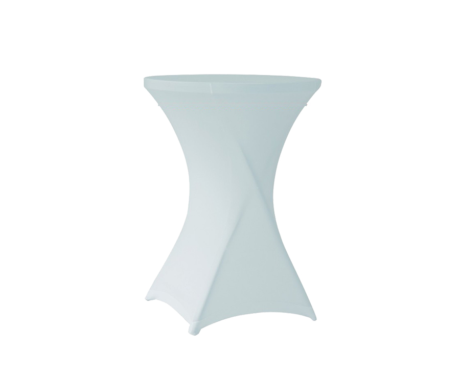 Housse lycra pour table haute cocktail pliante 81cm